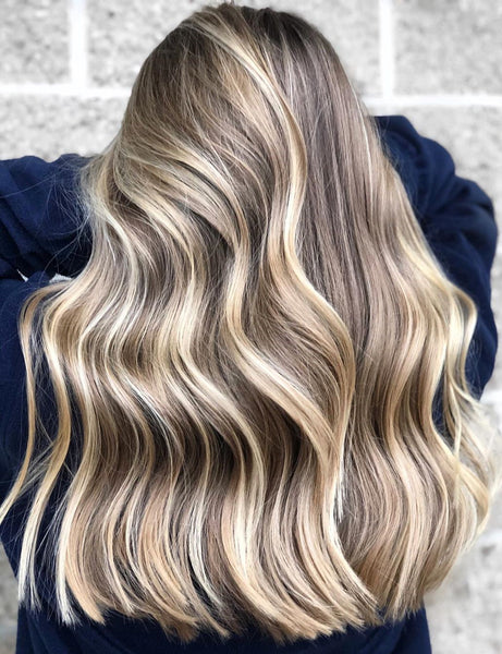 Natural Highlights for Bronde Wigs 100% Real Human Hair for Caucasian ...